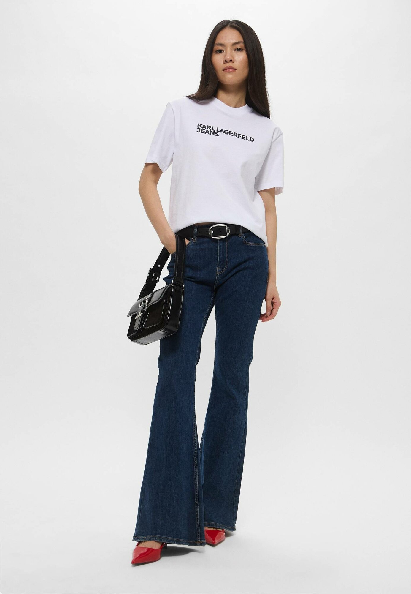 Футболка KARL LAGERFELD JEANS, 1 шт., размер L, белый — фото 1