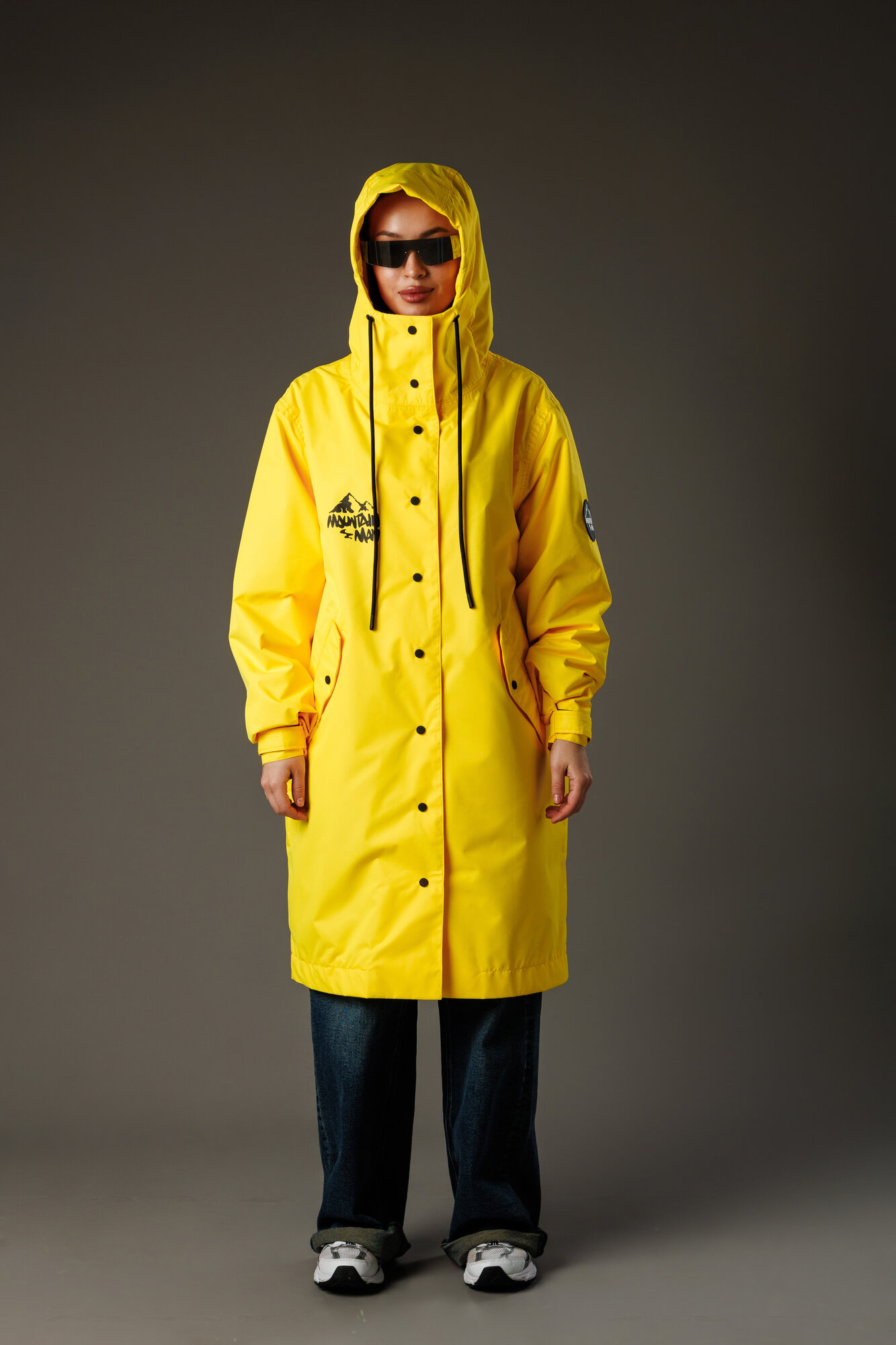 Плащ-дождевик Желтый Be wild and free