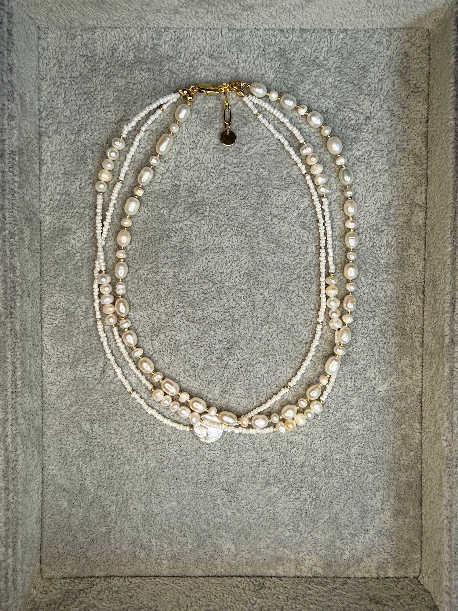 Колье, жемчуг пресноводный