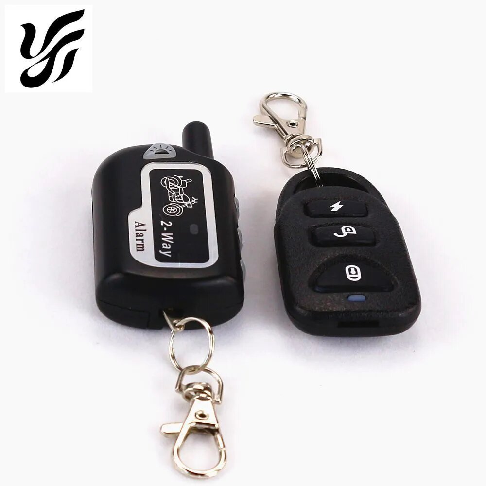 Автосигнализация FS-80 для мотоцикла, квадроцикла, скутера, с дистанционным запуском двигателя — фото 1