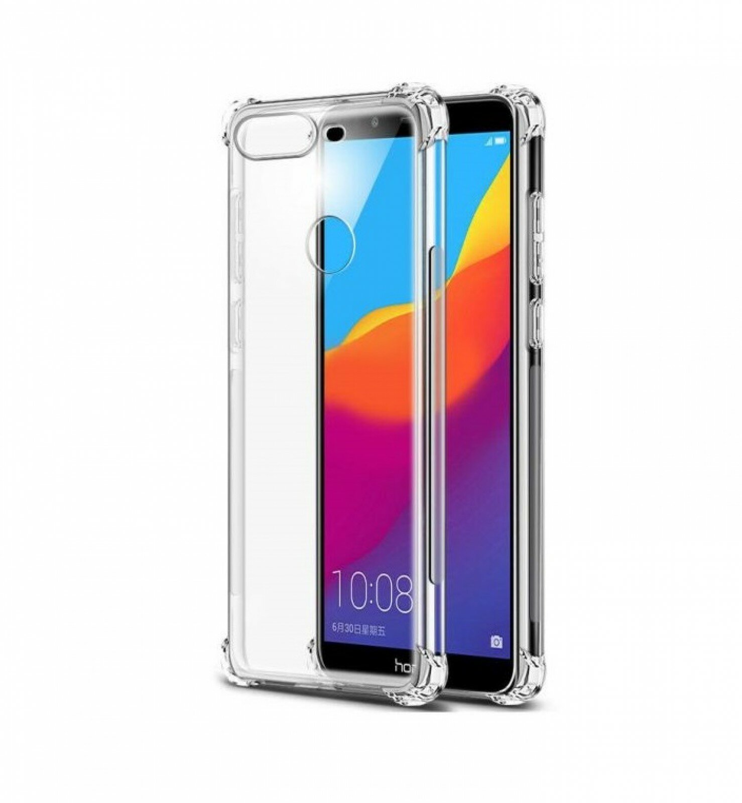 Чехол MyPads для Huawei Honor V20 с усиленной защитой углов и боковыми заглушками
