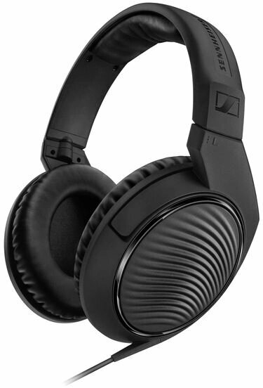 Наушники накладные Sennheiser HD 200 PRO 2м черный проводн