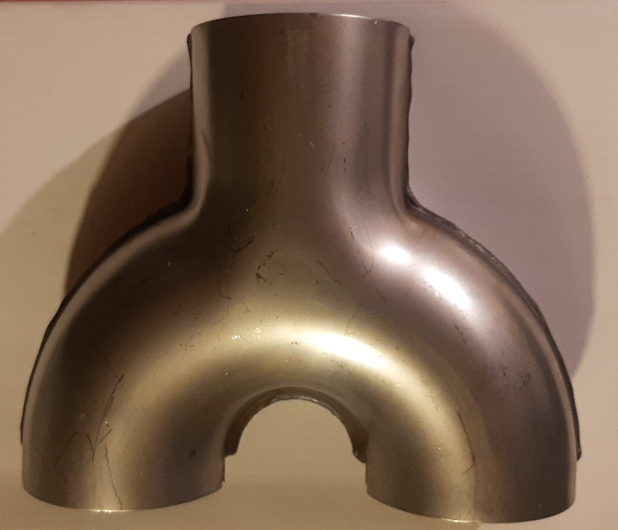 Тройник глушителя Y-PIPE 57, нержавеющая сталь, серебристый, 57мм