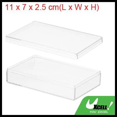 Мини витрина UXcell 11x7x2,5 см - акриловый контейнер