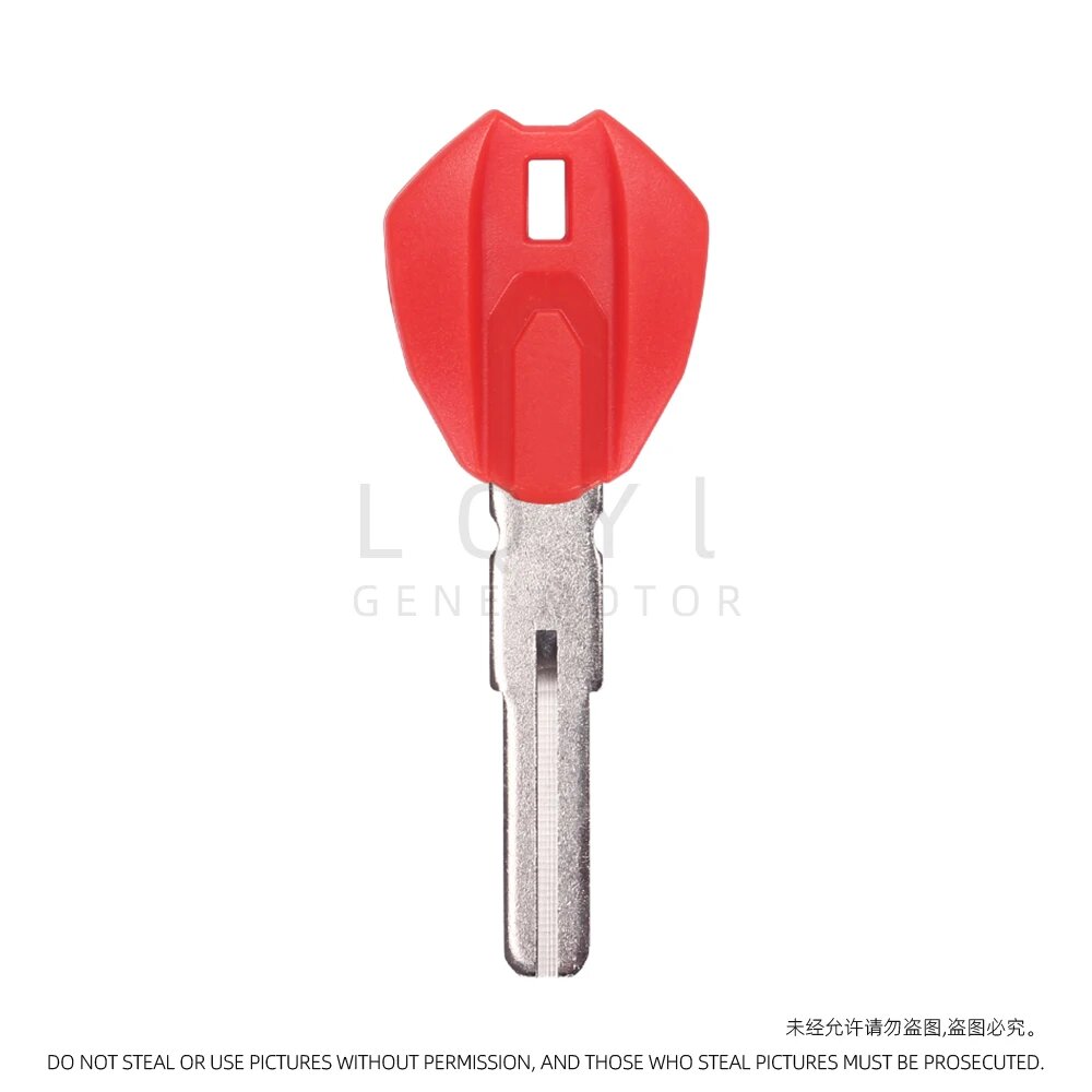 Комплект из 3 заготовок ключей для мотоциклов DUCATI MONSTER 696 796 M1100S M1200S 821 848 3 PCS Red