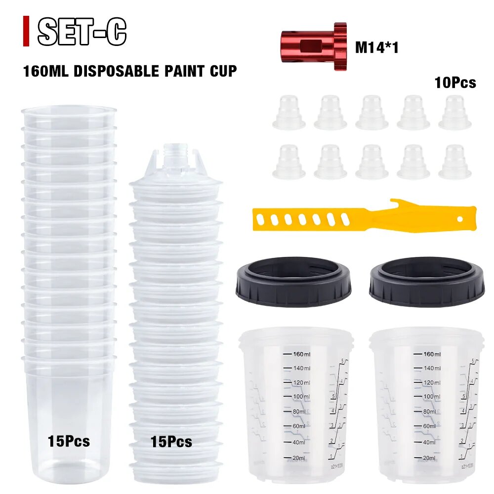 Одноразовые стаканчики для краски 160 мл, SET-C-15Pcs