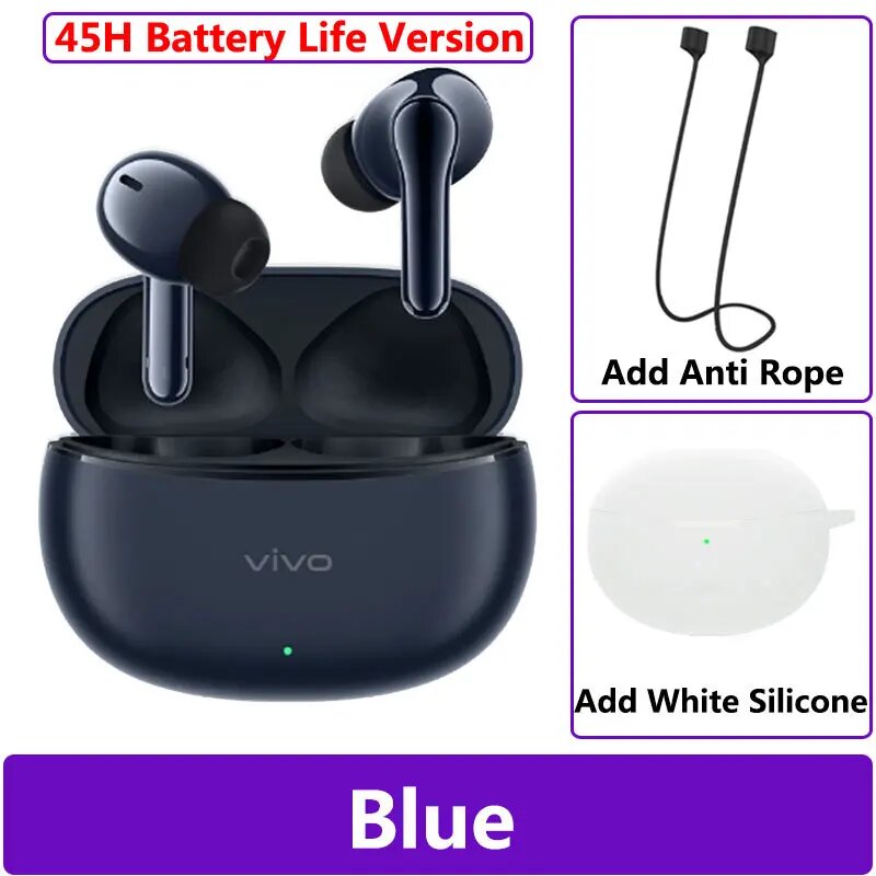 Беспроводные наушники Vivo TWS 3i Синий, Blue n White