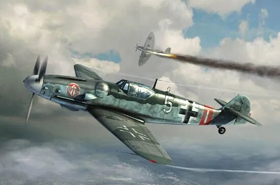 1/32 Немецкий истребитель Bf 109G-6 (поздняя версия) Messerschmitt, для моделирования