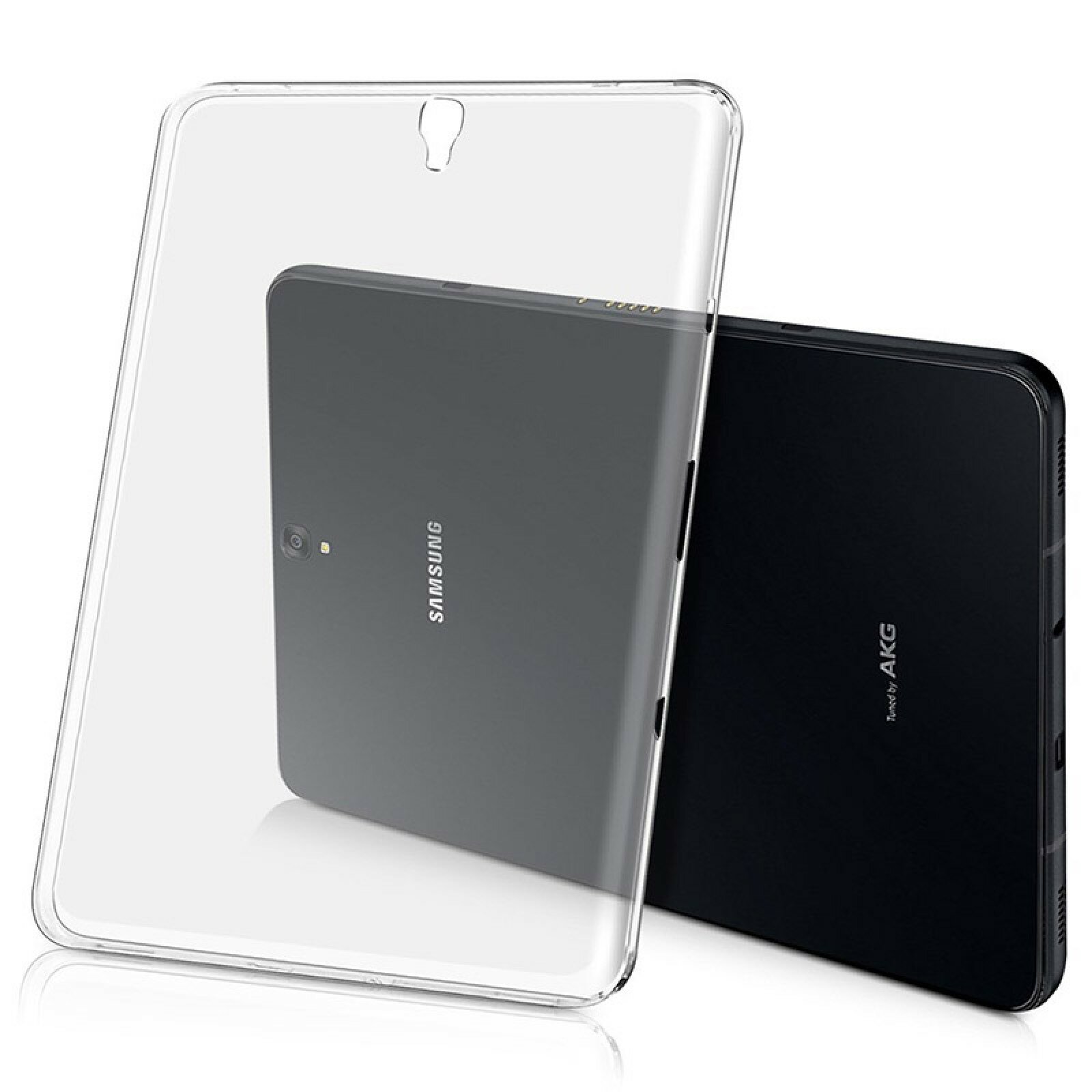 Чехол панель-накладка MyPads для Samsung Galaxy Tab S3 9.7 SM-T820/T825 ультра-тонкий прозрачный силикон