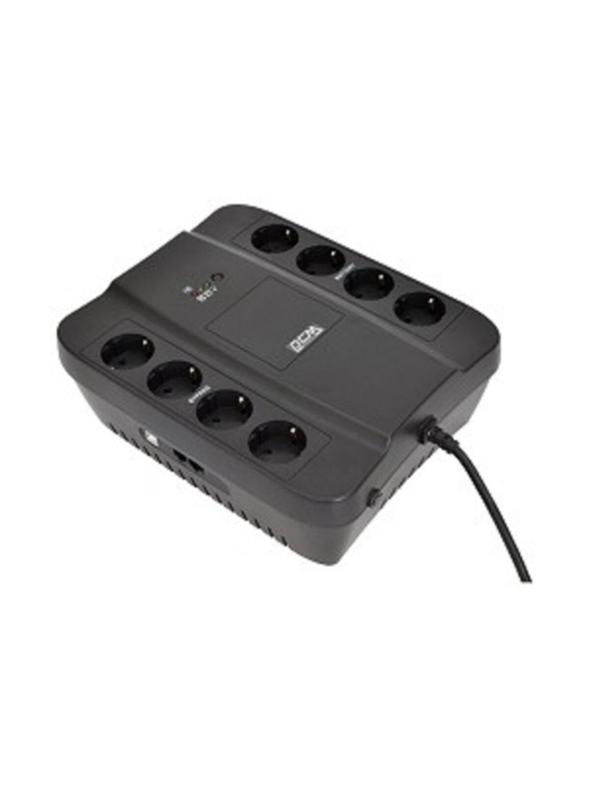 PowerCom SPD-1000U ИБП {Line-Interactive, 1000VA / 550W, Tower, Schuko, USB} (688277)