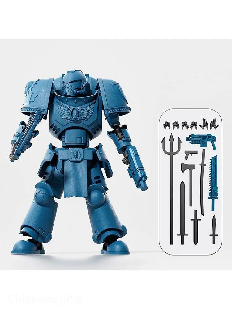 Многосуставная подвижная кукла серии Warhammer 40K с 3d-печатью Extreme warrior, модель для сборки игрушек ручной работы