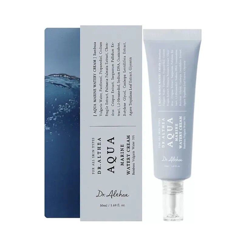 Глубоко увлажняющий крем лёгкий крем Dr. Althea Aqua Marine Watery Cream 50мл Подходит для чувствительной кожи