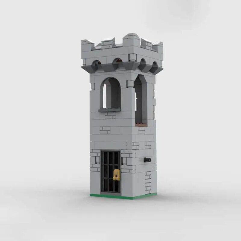 Конструктор MOC Средневековая башня, 222pcs
