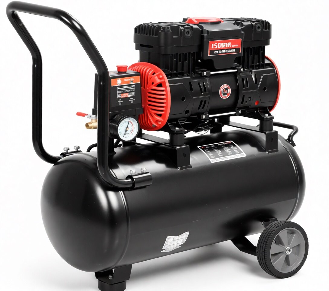 Компрессор воздушный безмасляный "Энергопром" КБМ 50/270 270л/мин, объем.50л, 8 бар