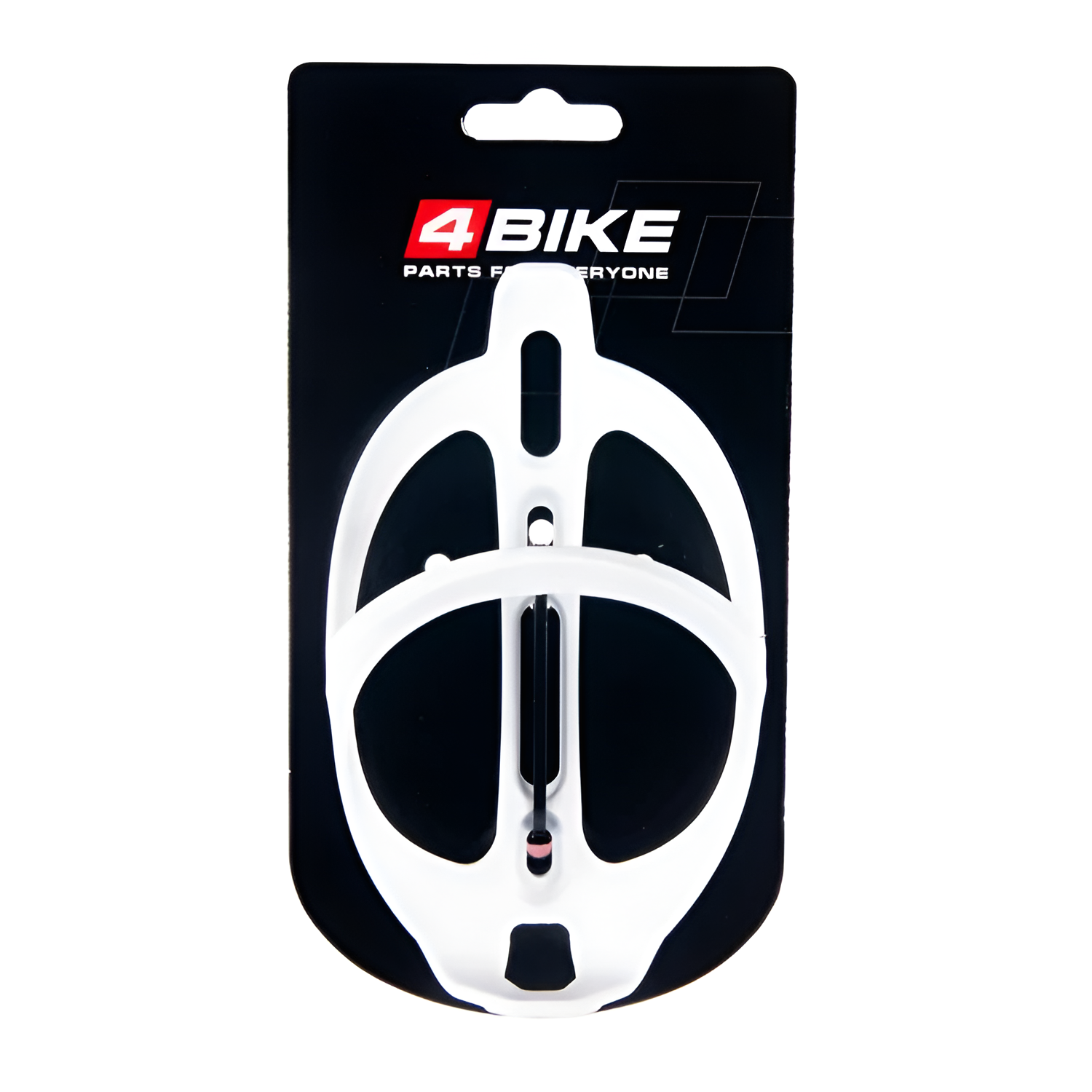 Флягодержатель велосипедный 4BIKE 045 на раму пластиковый белый