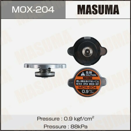 Крышка радиатора MASUMA (NGK-P519, TAMA-RC21S, FUT.-R123) 0.9 kg/cm2