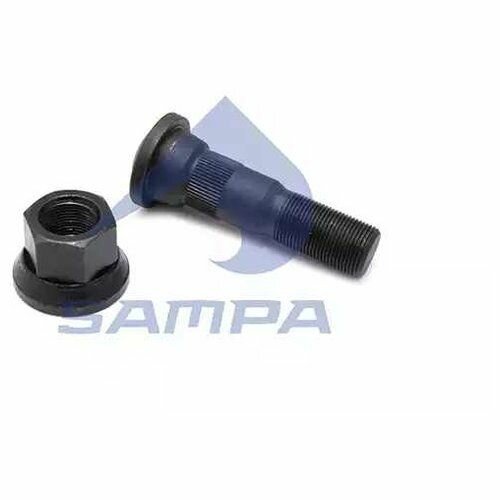 Болт колесный M22*1.5*105 Premium к-кт с гайкой Sampa 080719