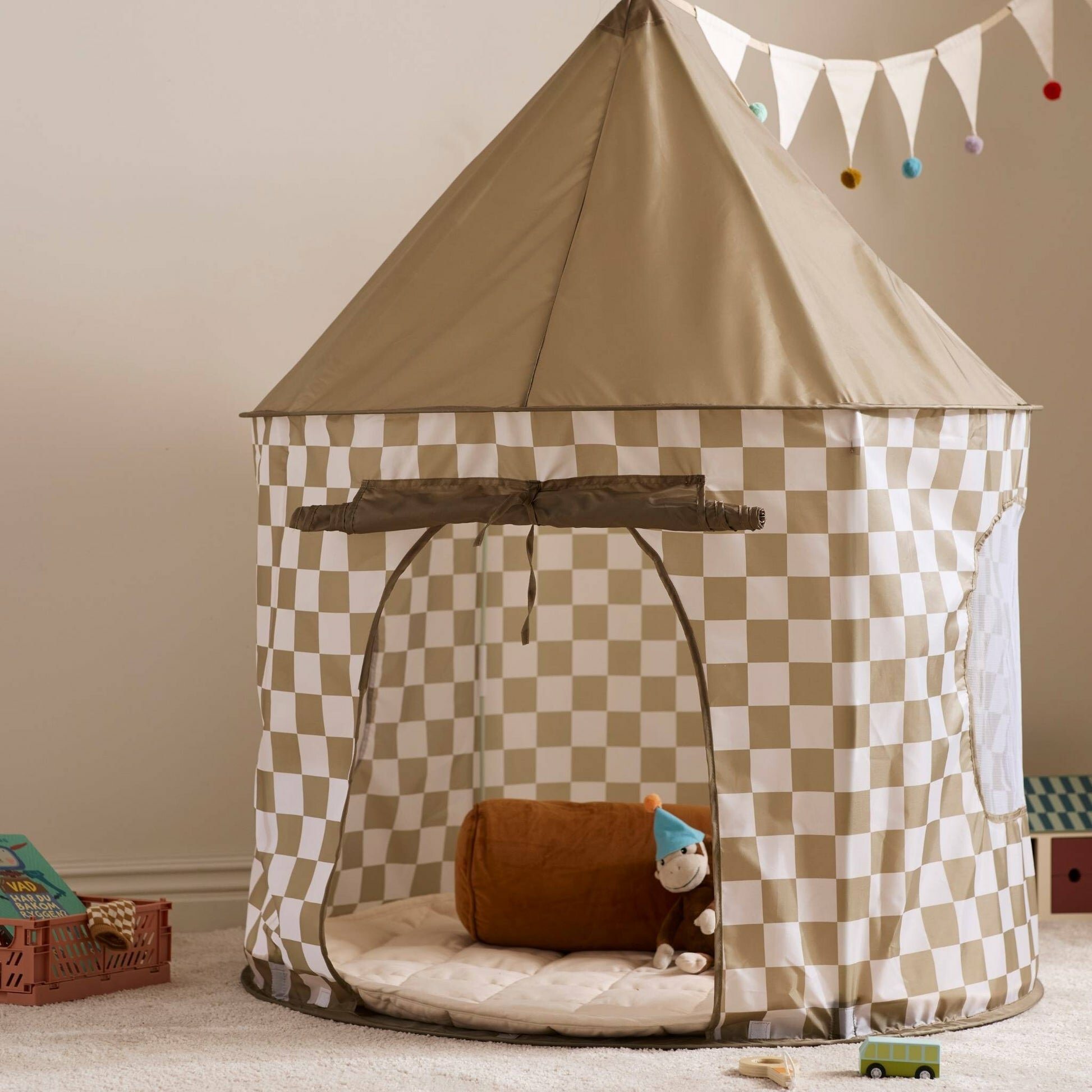 Kid's concept Шатер для детей Tent - Check Khaki