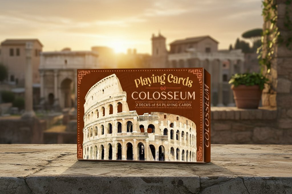 Карты "Colosseum Playing Cards Two Decks" Lo Scarabeo / Две колоды игральных карт Колизей 64501