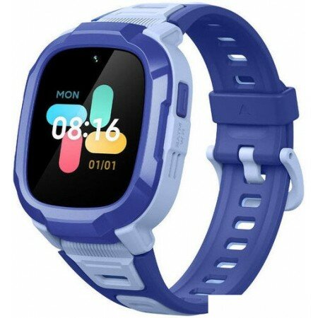 Детские умные часы Mibro Kids P6 (синий), синхронизация с Android/iOS, экран TFT 1.4", SIM-карта, Bluetooth 4.2