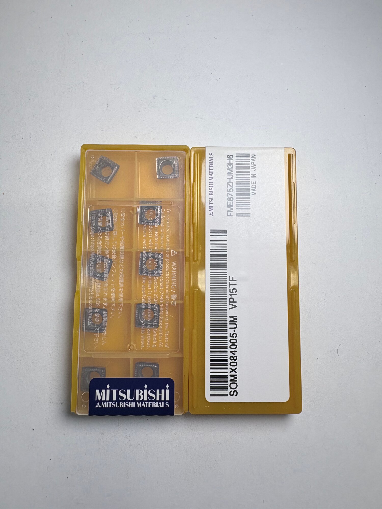 Mitsubishi SOMX 084005-UM VP15TF пластина фрезерная универсальный сплав 10шт