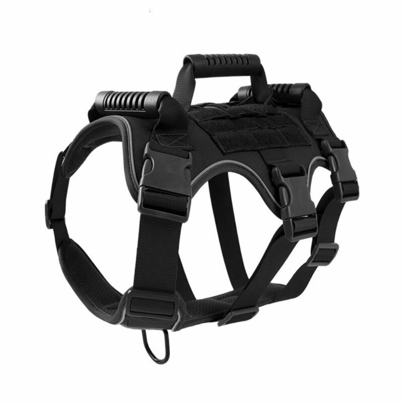 Хомут для средних собак, Черный - L