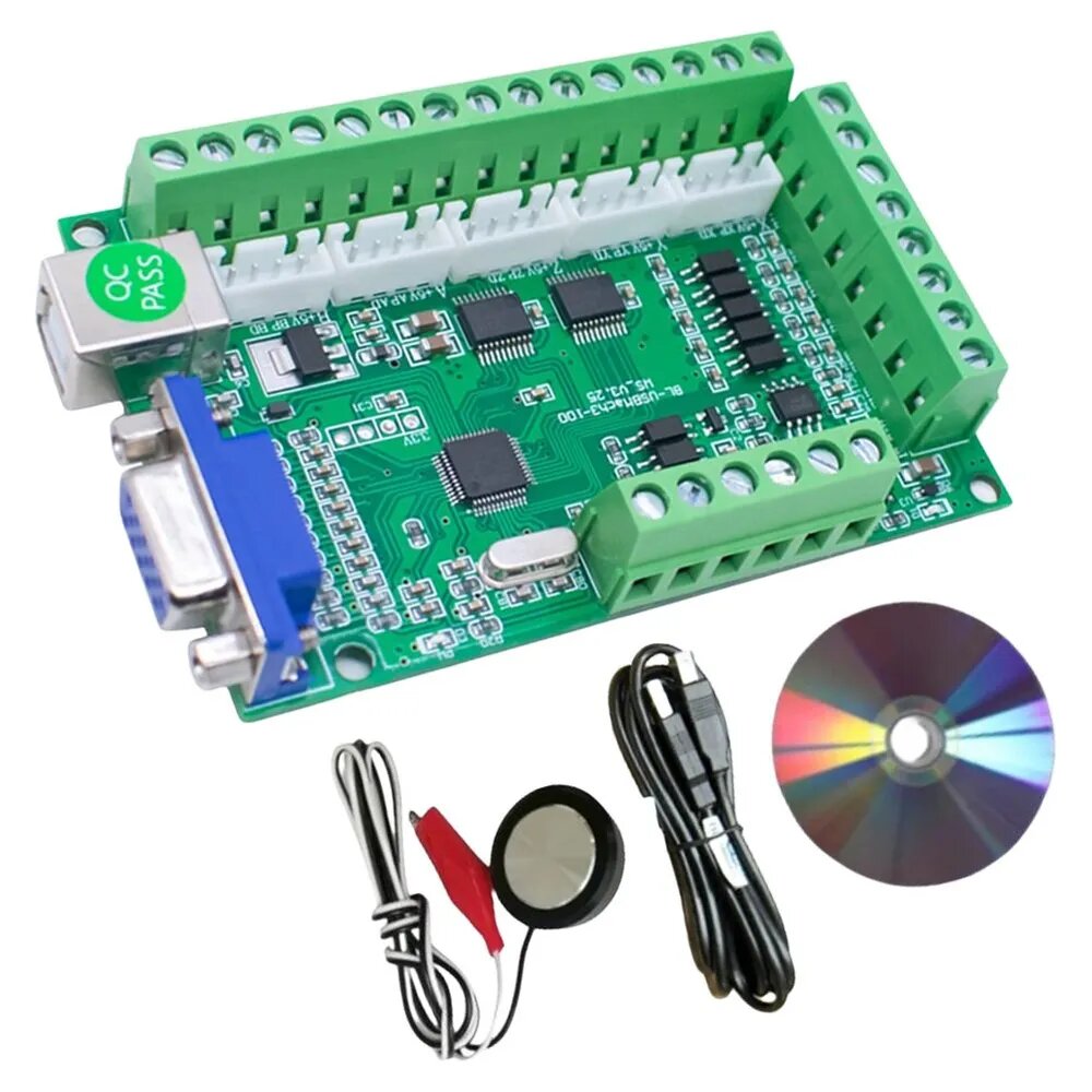 Управляющая плата Mach3 V3.25 USB для 5-осевого ЧПУ-станка с оптической изоляцией