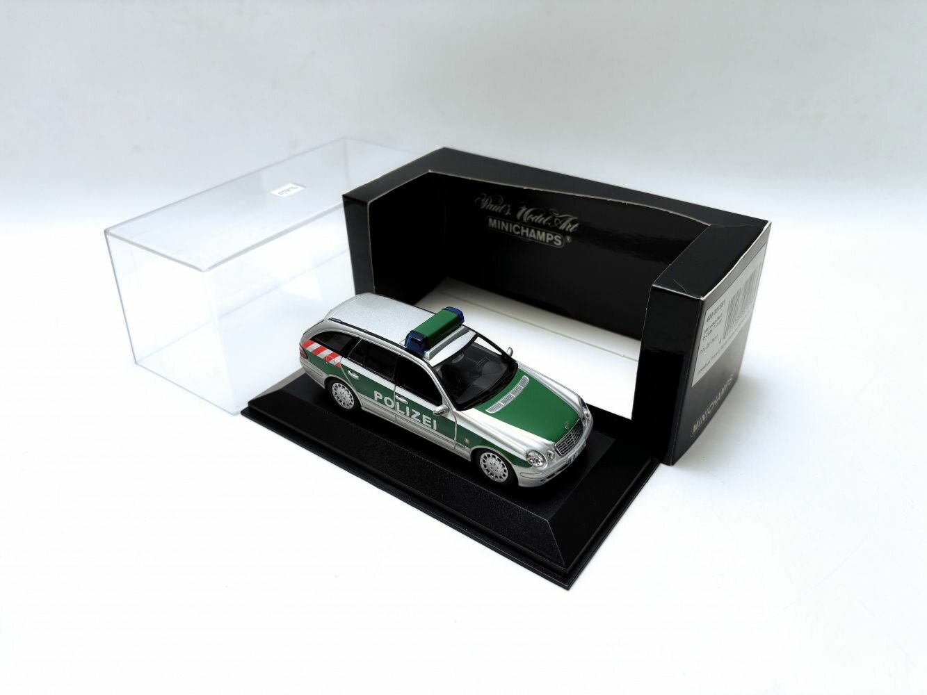 MINICHAMPS 1/43 Mercedes-Benz E-Class, полицейский внедорожник, литая модель автомобиля