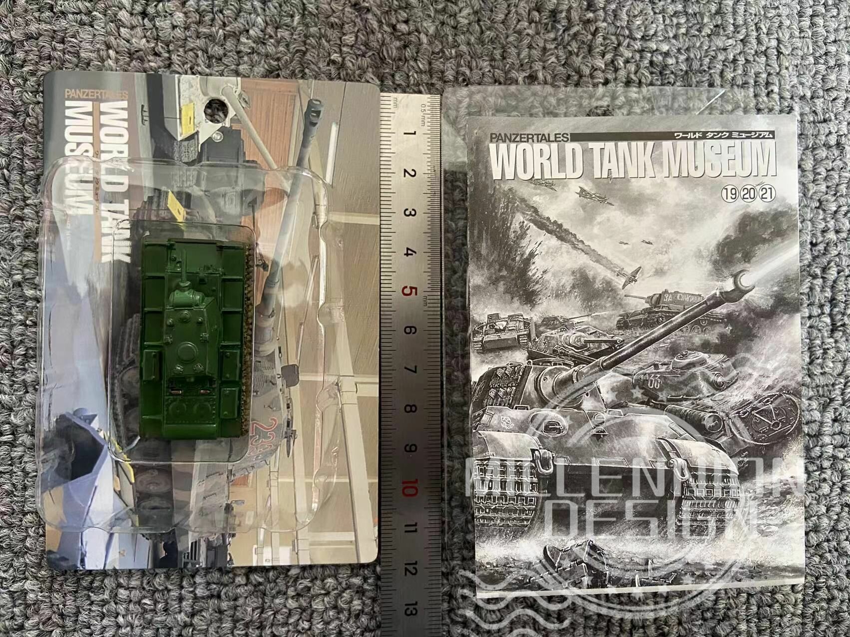 Танк Музей Мира 1:144, коллекционная модель в масштабе(19-КВ-1армейский зеленый)