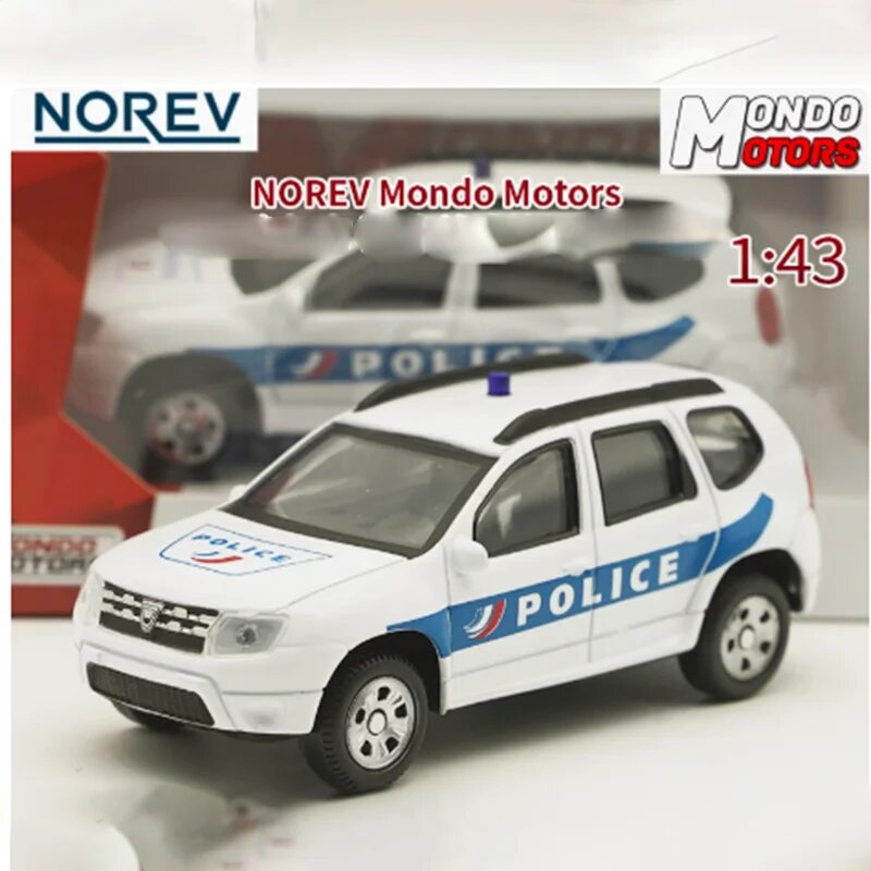HYINUO 1:43 Renault Daxia Белый Полицейский Автомобиль из Сплава