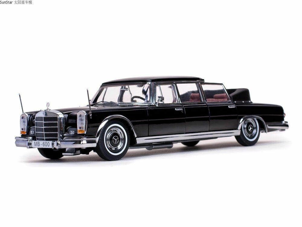 Sun Star 1/18 Модель автомобиля из литого металла: Mercedes-Benz 600 1966 года