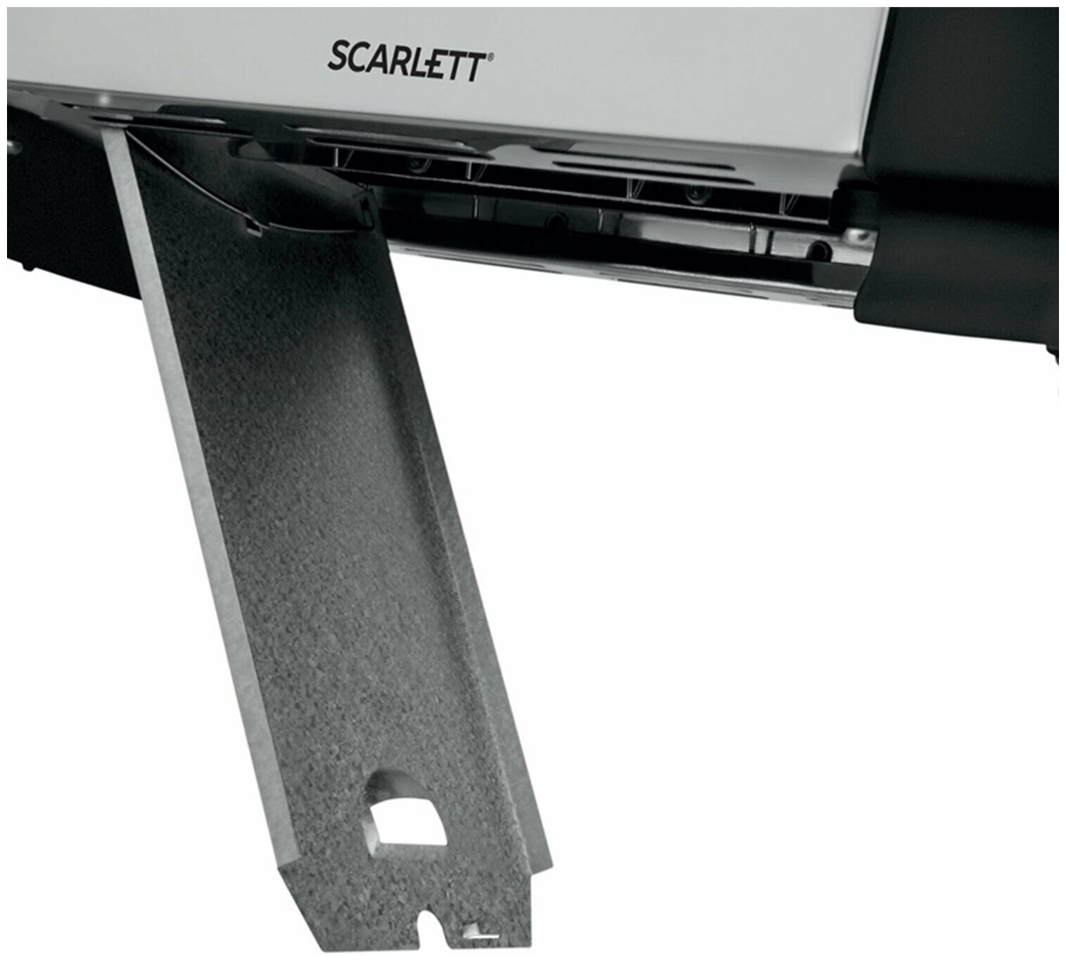 Тостер SCARLETT SC-TM11012, 650 Вт, 2 тоста, 6 режимов, металл/пластик, черный/серебро