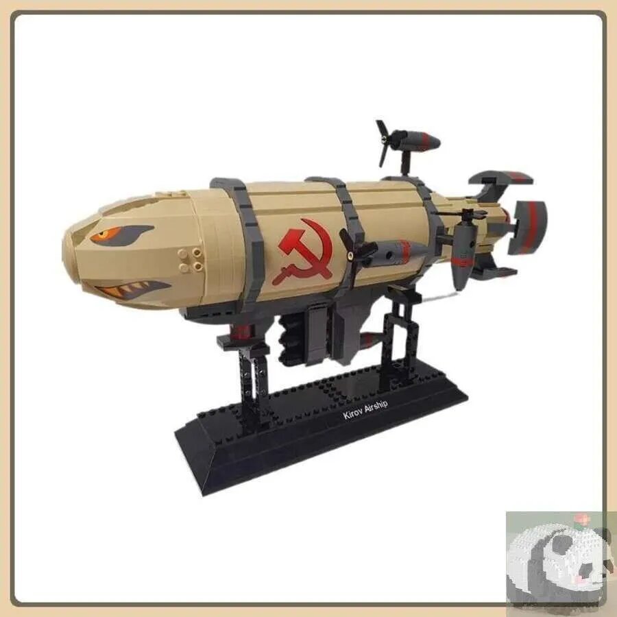 Конструктор MOC Кировский дирижабль - конструктор из кирпичиков, для мальчиков, от 1000 деталей