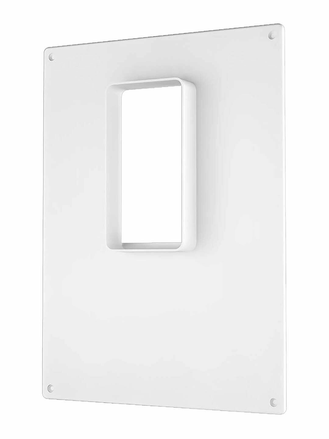 Площадка торцевая ERA 511ПТВ вертикальная фланец 55х110 мм, 180х250 мм, пластик