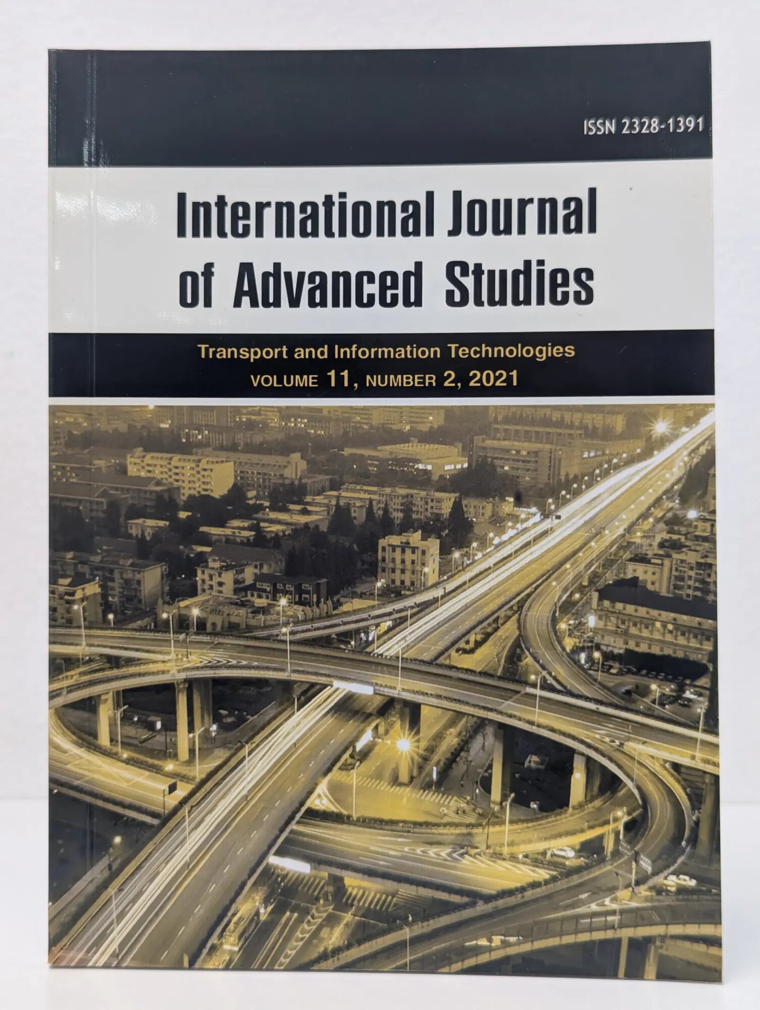 International Journal of Advanced Studies. Transport and Information Technologies. Том 11. Выпуск № 2/2021 Сборник 2021