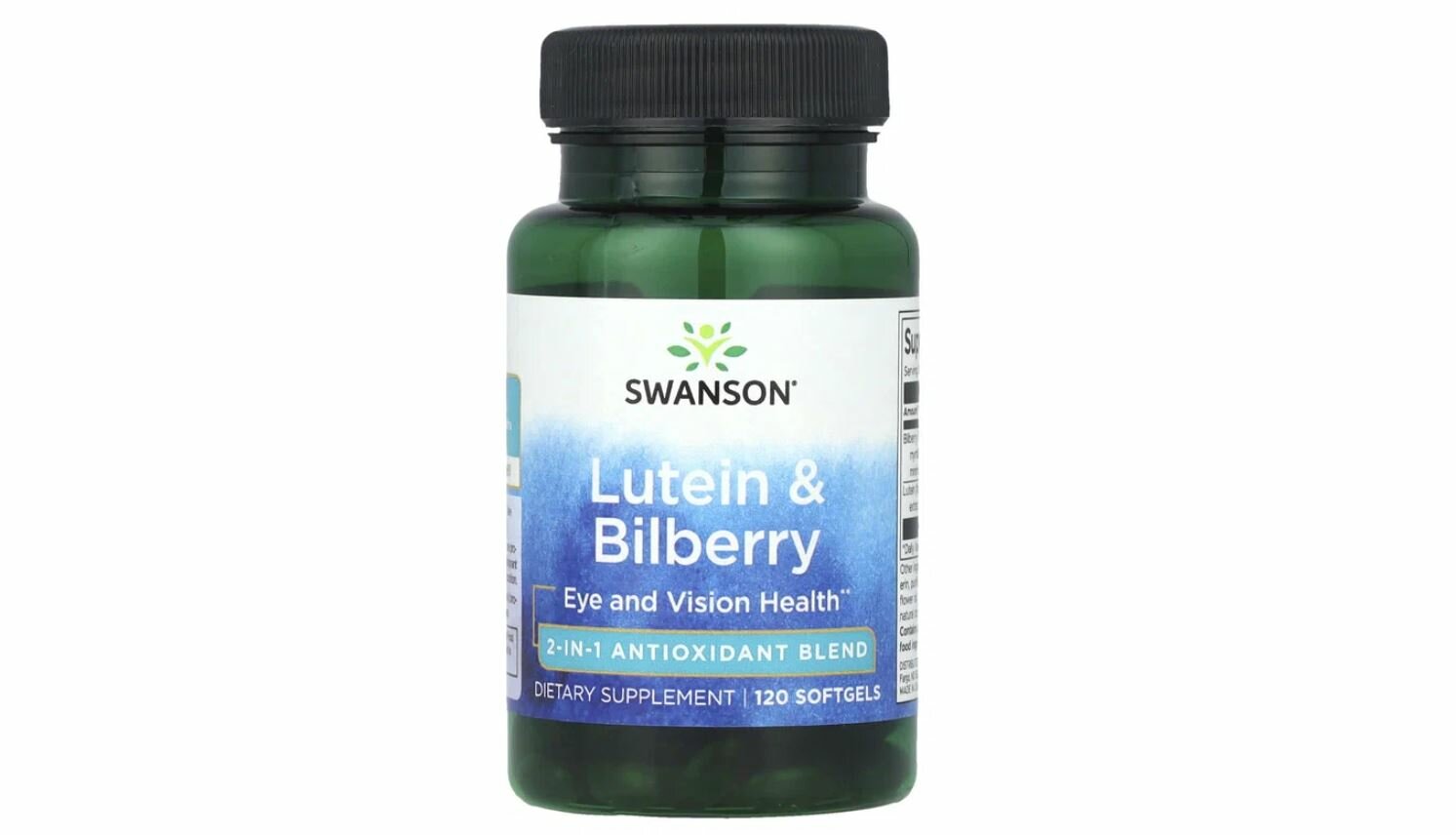 Swanson, Ultra Lutein & Bilberry, Лютеин и черника, 120 капсул