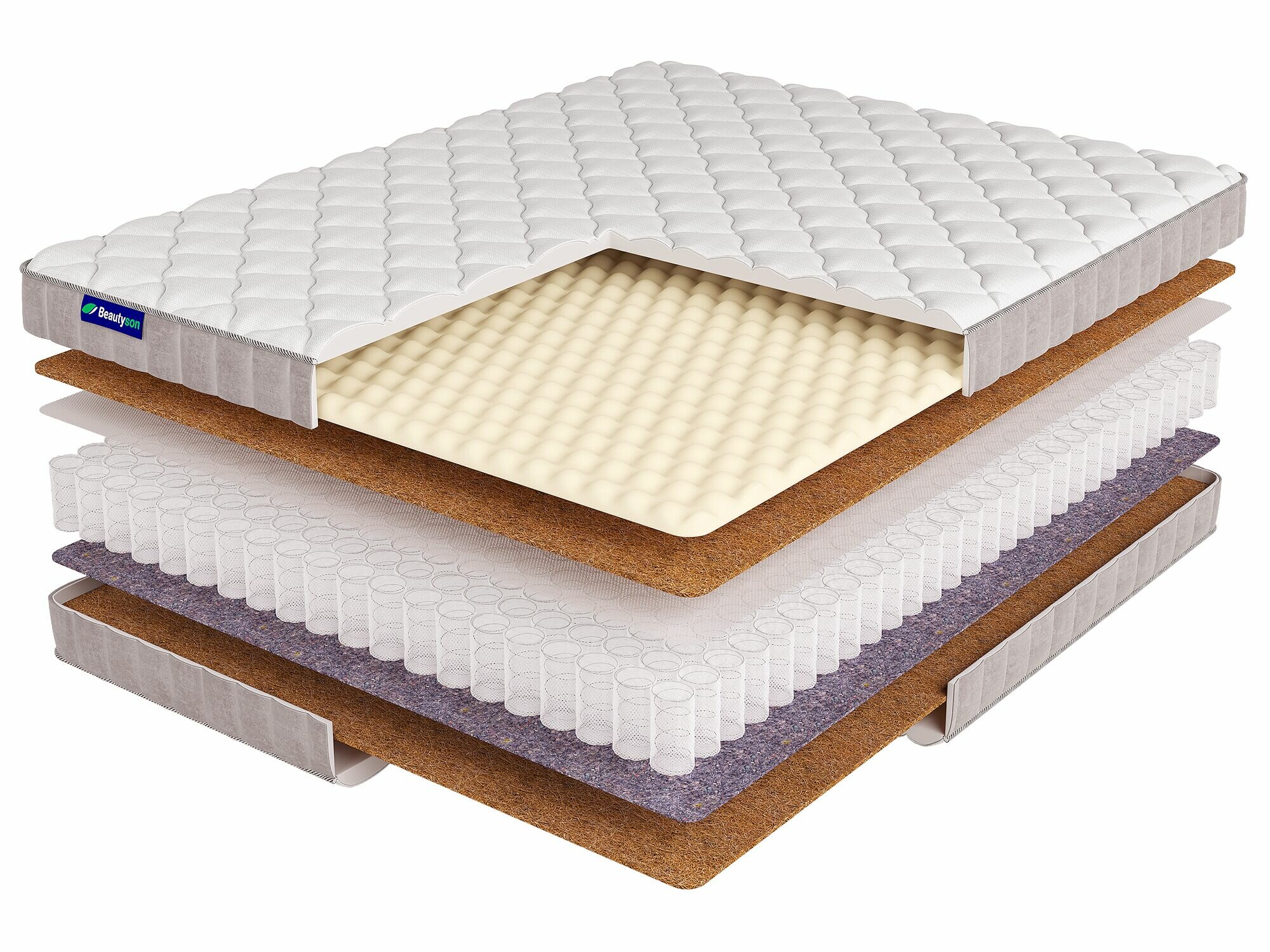 Матрас Beautyson Roll Spring Cocos Light S600 Lux 90х190 высота 21 см