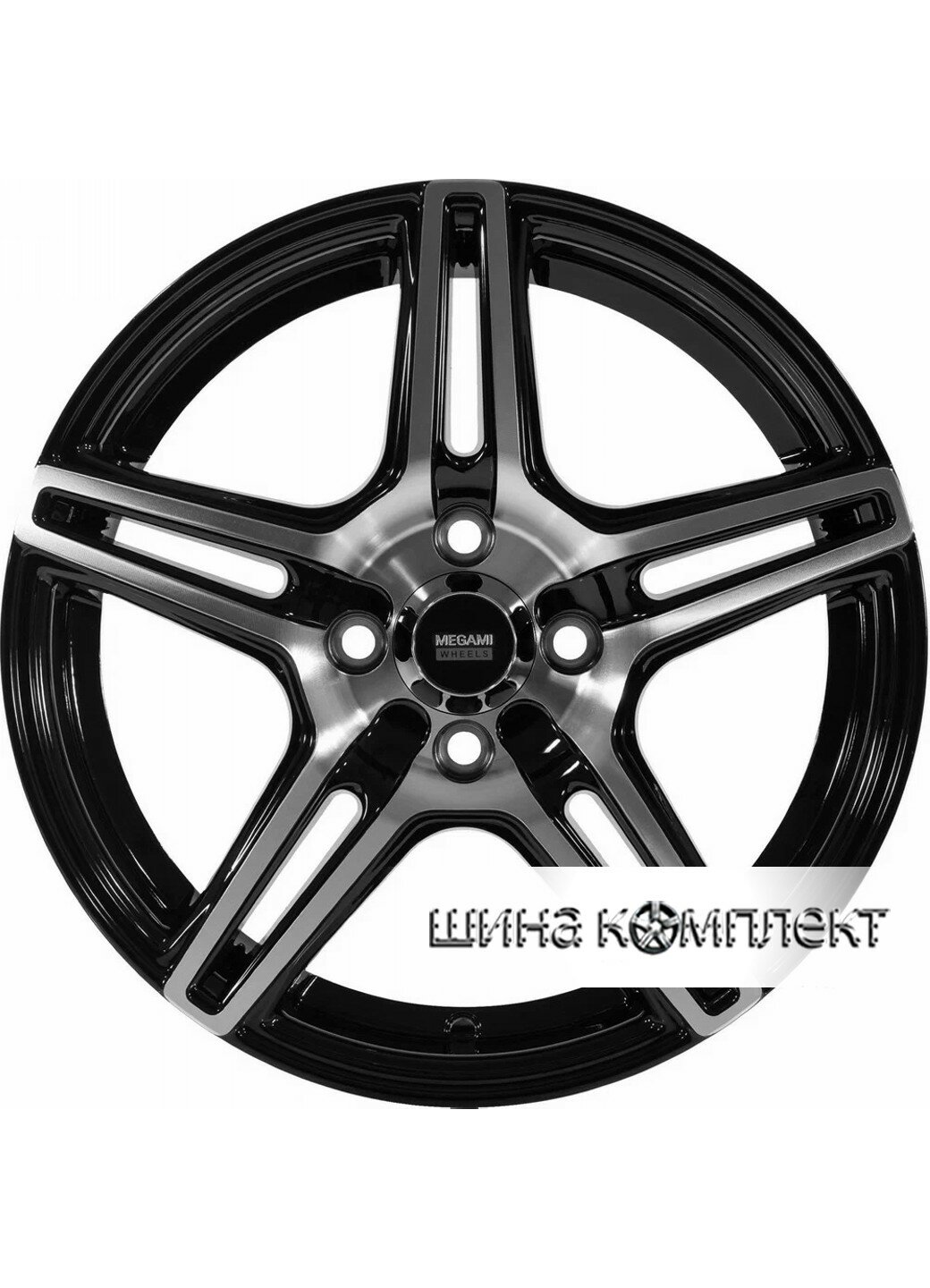 Колесный диск Megami MGM-38 6,5x15 4x100 ET45 60,1 BKF литой для автомобиля