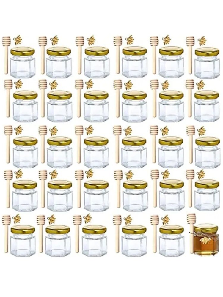 Банка для меда, 45 мл, 30 шт