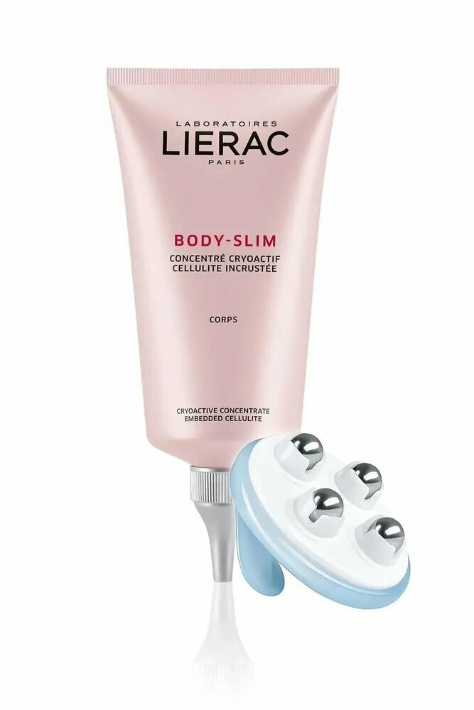 Lierac Body-slim Cryoactive Concentrate Антицеллюлитный укрепляющий крем и массажер для тела