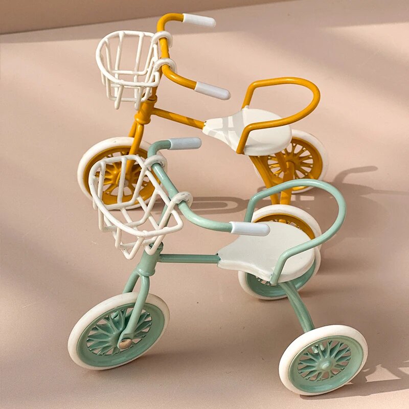 Миниатюрная модель трехколесного велосипеда из железа Combination C