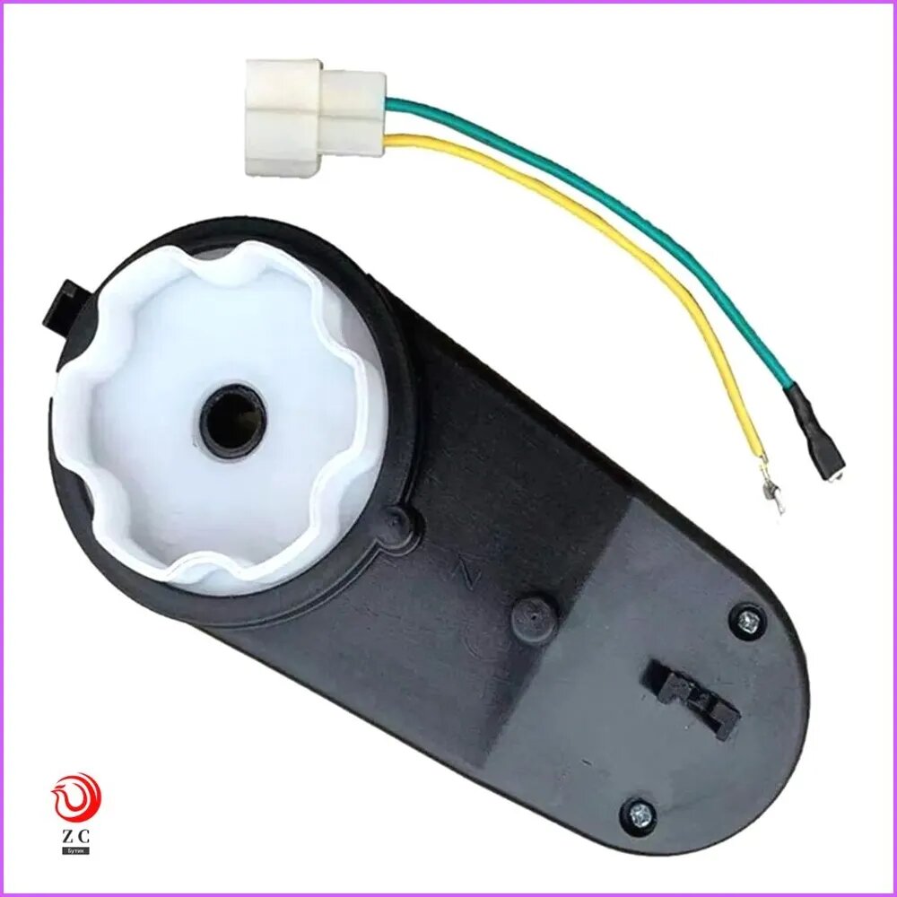 Усиленные мотор-редукторы 12V RS390 для внедорожных игрушек, черный