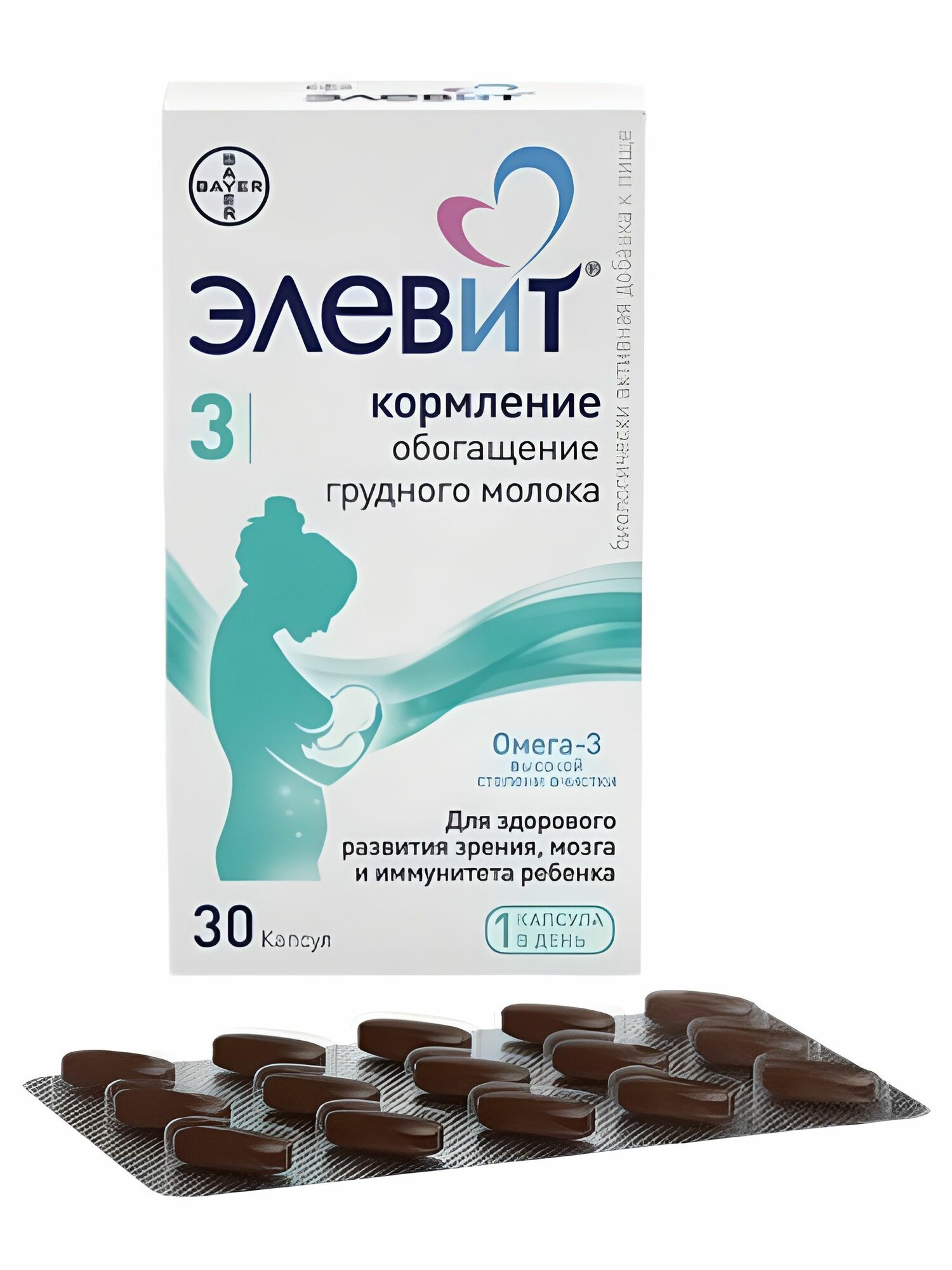 Биологически активная добавка к пище "Элевит Кормление капсулы" №30