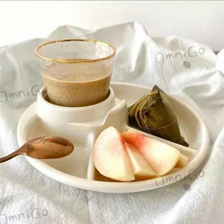 Тарелка 1 шт белый