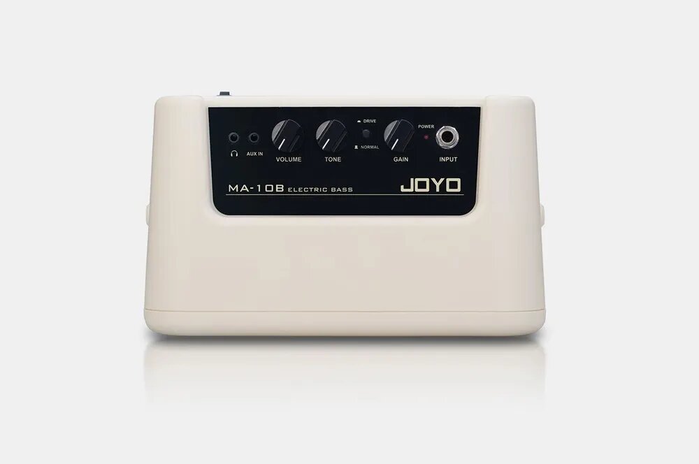 Гитарный комбоусилитель Joyo MA-10B для бас-гитары, транзисторный, кремовый/черный, портативный — фото 1