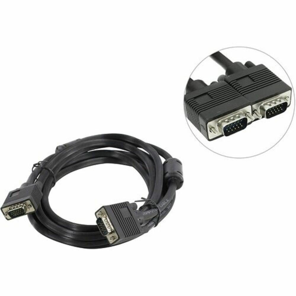 5bites Кабель HDMI DVI APC - 133 - 030 Кабель VGA сигнальный HD15M HD15M, ферр. кольца, 3м.