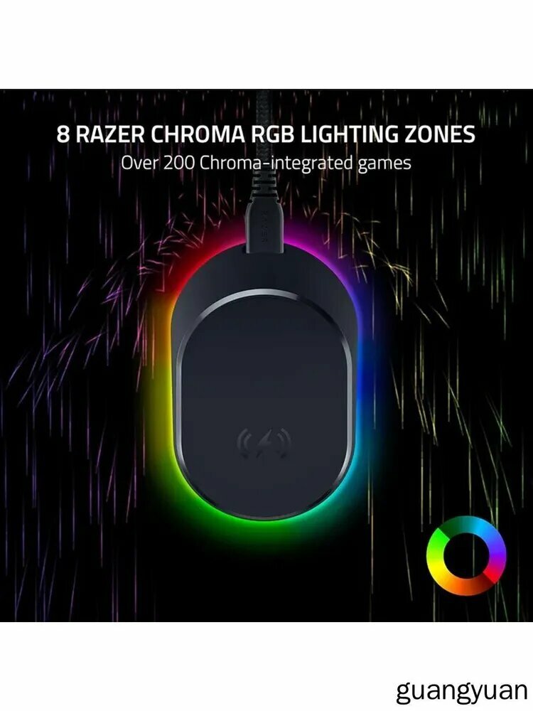 Razer Магнитная беспроводная зарядная док-станция с встроенным приемопередатчиком 8 кГц для Basilisk V3 Pro 35K, Cobra Pro и Naga V2 Pro