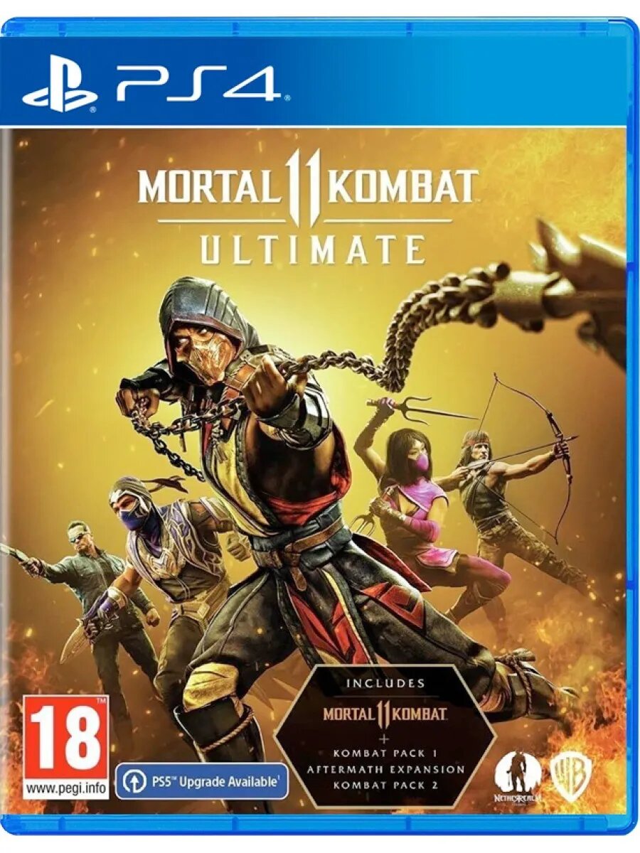 Игра Mortal Kombat 11 Ultimate (PS4, Русские субтитры)