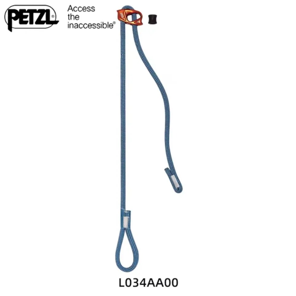 Самостраховка PETZL L034AA00 с регулируемой длиной для скалолазания и альпинизма