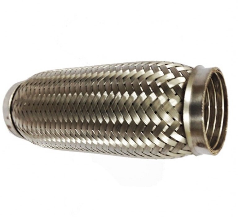 Гофра 3-х слойная INTERLOCK 45 мм х 320 мм для глушителя, нержавеющая сталь